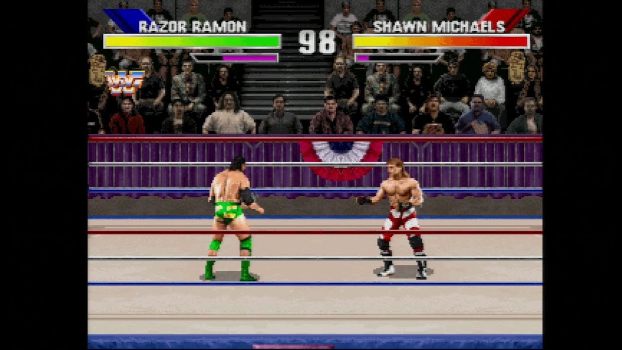 WWF Wrestlemania: The Arcade Game - Razor Ramon Playthrough | PSX ...