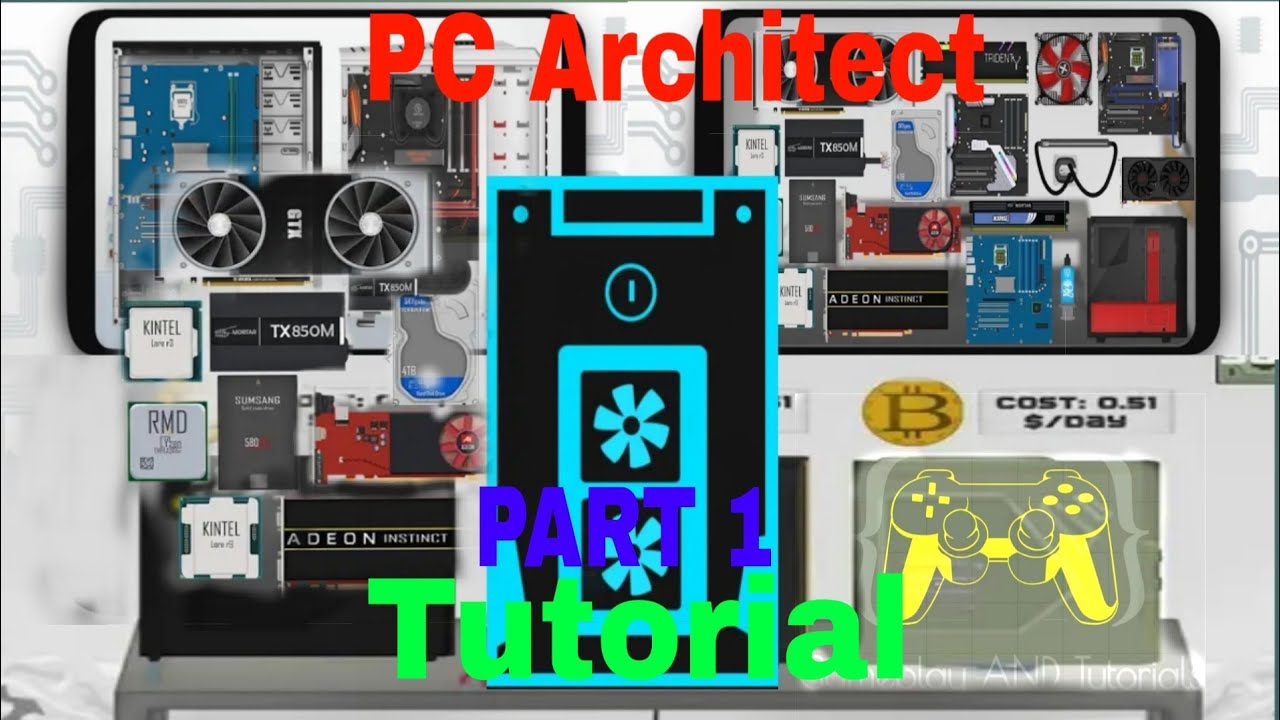 AWESOME GAME ! PC Architect (pc build simulator)PART 1 Tutorial - YouTube