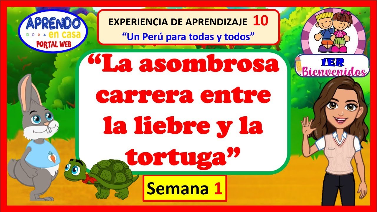 LA ASOMBROSA CARRERA ENTRE LA LIEBRE Y LA TORTUGA- 1ER- EXPERIENCIA 10 ...