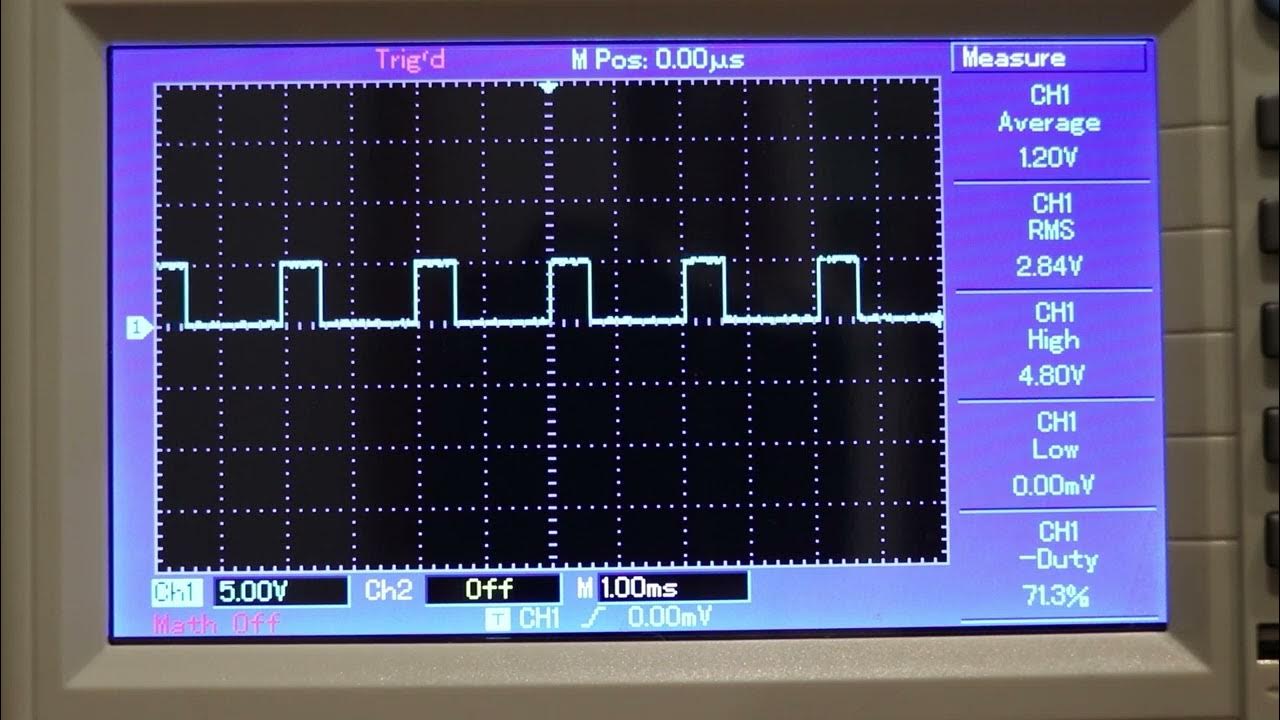 Tech Tips 6 Arduino PWM Oscilloscope View - YouTube
