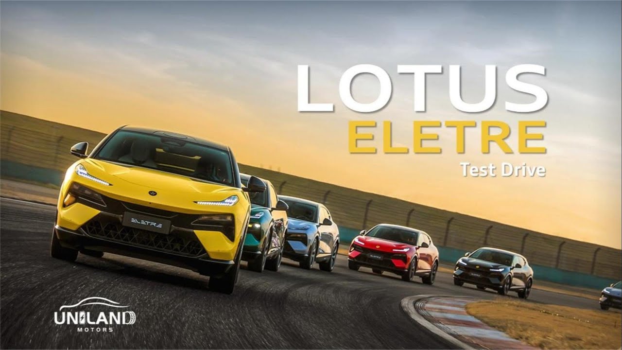 Lotus Eletre offical test drive - YouTube