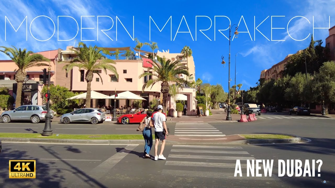 [4K] Modern Marrakech Walking Tour: Beyond the Walls | Local Life ...