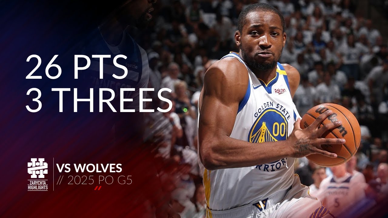Jonathan Kuminga 26 pts 3 threes vs Wolves 2025 PO G5 - YouTube