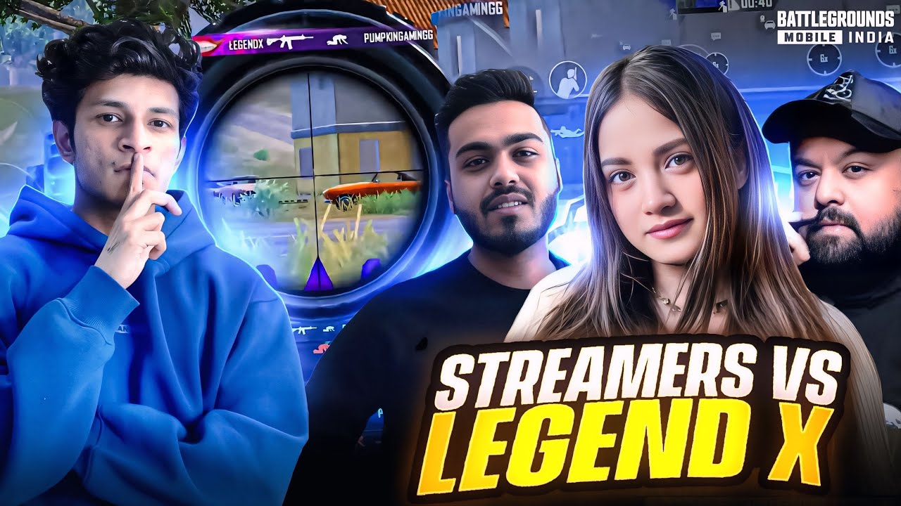 🔥Streamer Squad vs LegendX: The Ultimate BGMI Battle” - YouTube