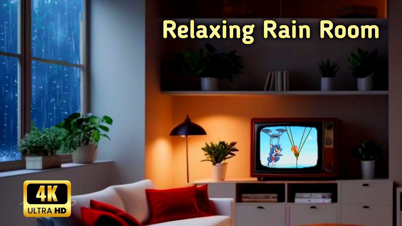 Romantic Room During Rain - Comfortable Atmosphere for Sleeping and ...