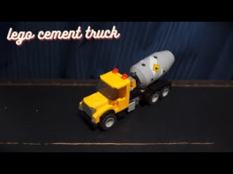 The lego cement truck moc - YouTube