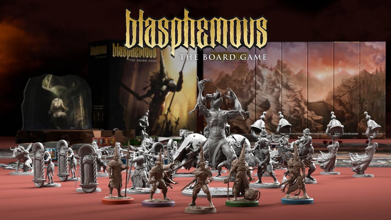 BLASPHEMOUS The Board Game - Gamefound trailer - YouTube