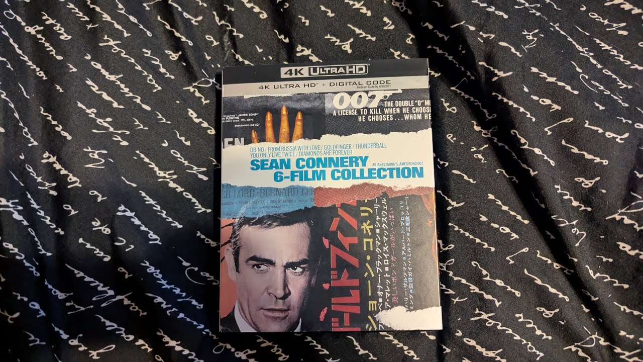 007: James Bond - Sean Connery 6-Film Collection (MGM) 4K Ultra HD ...