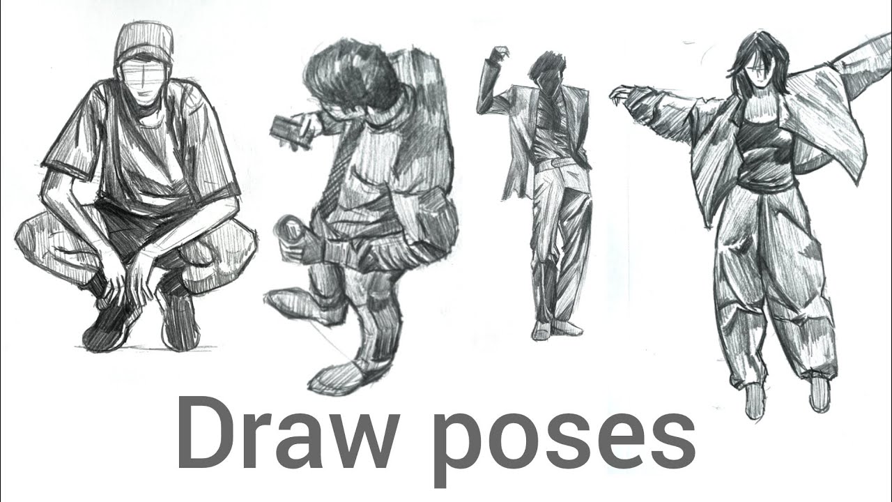 How I draw poses with voice-over | ASHI DRAWZ - YouTube