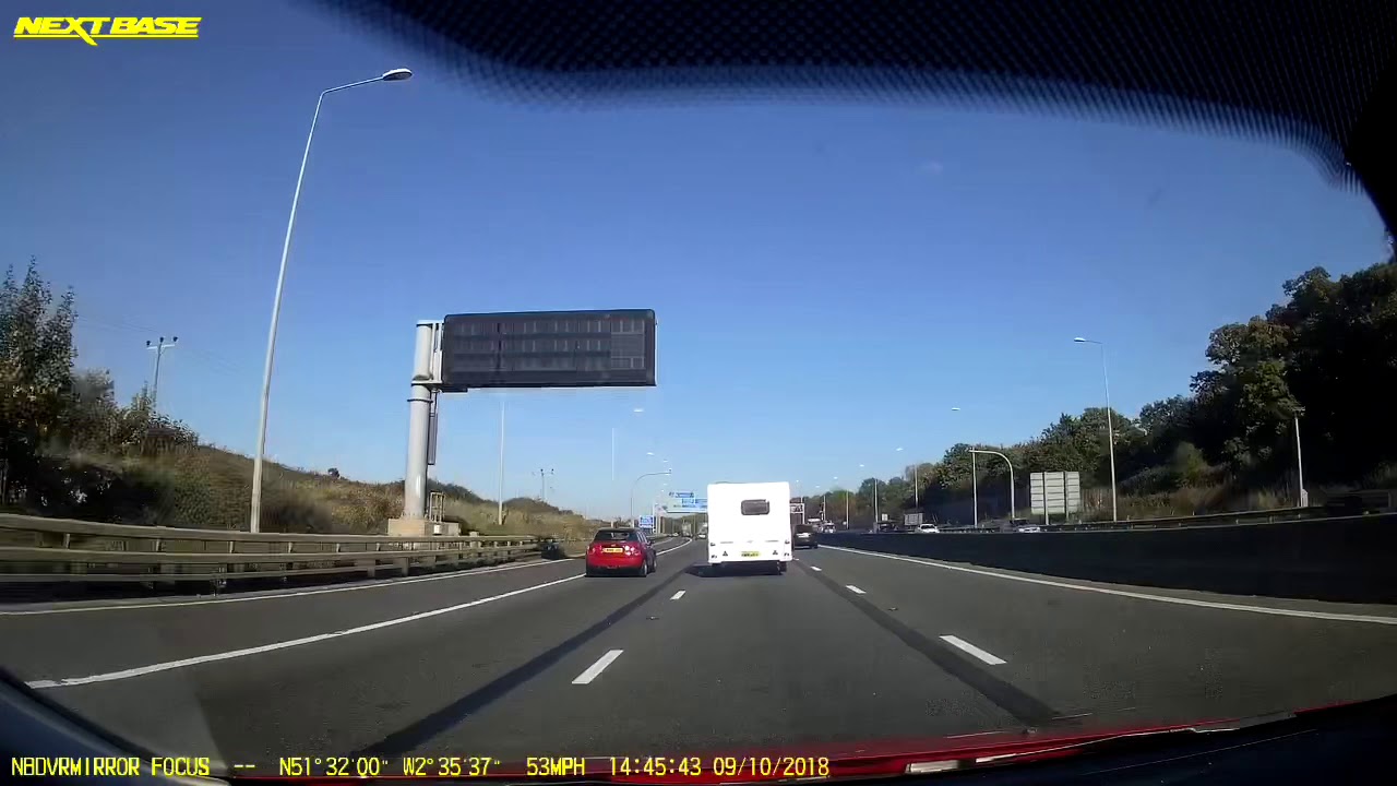 M5 north towards M4 east at Almondsbury Interchange. - YouTube