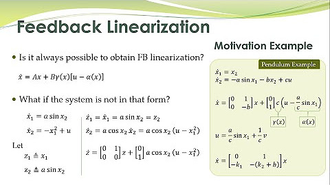 Feedback Linearization of Nonlinear Systems - YouTube