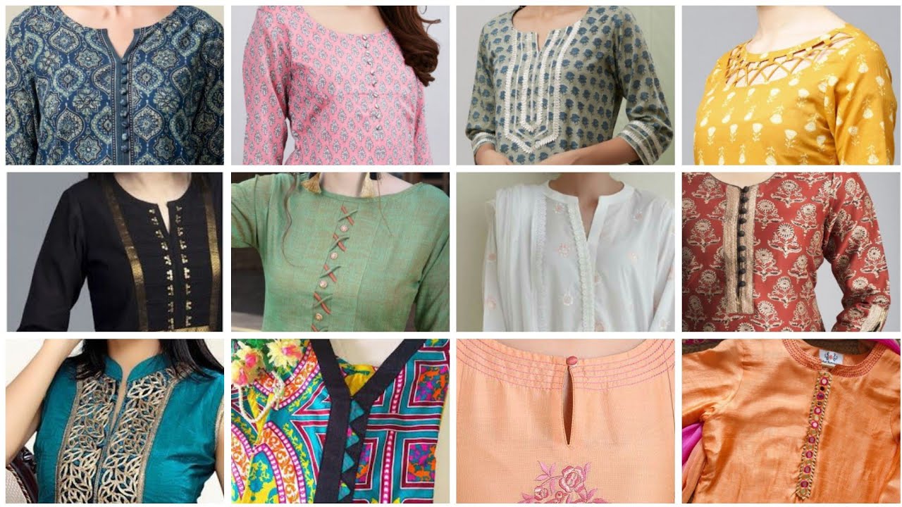 SUMMER DRESS NECK DESIGNS/FRONT NECK DESIGNS FOR SUMMER DRESS/EID DRESS ...