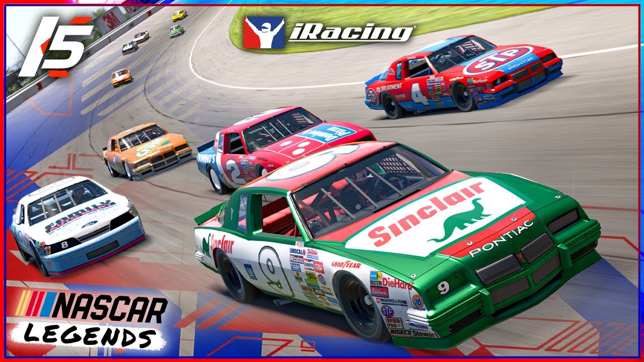 1987 NASCAR Legends - Michigan 2009 - iRacing Oval Gameplay - YouTube