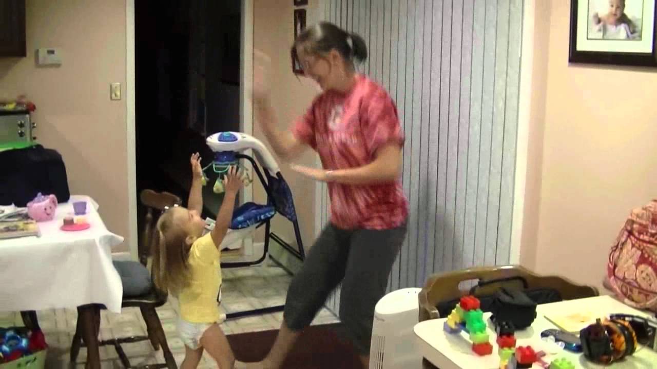 Ava and Karen dancing and spinning. - YouTube