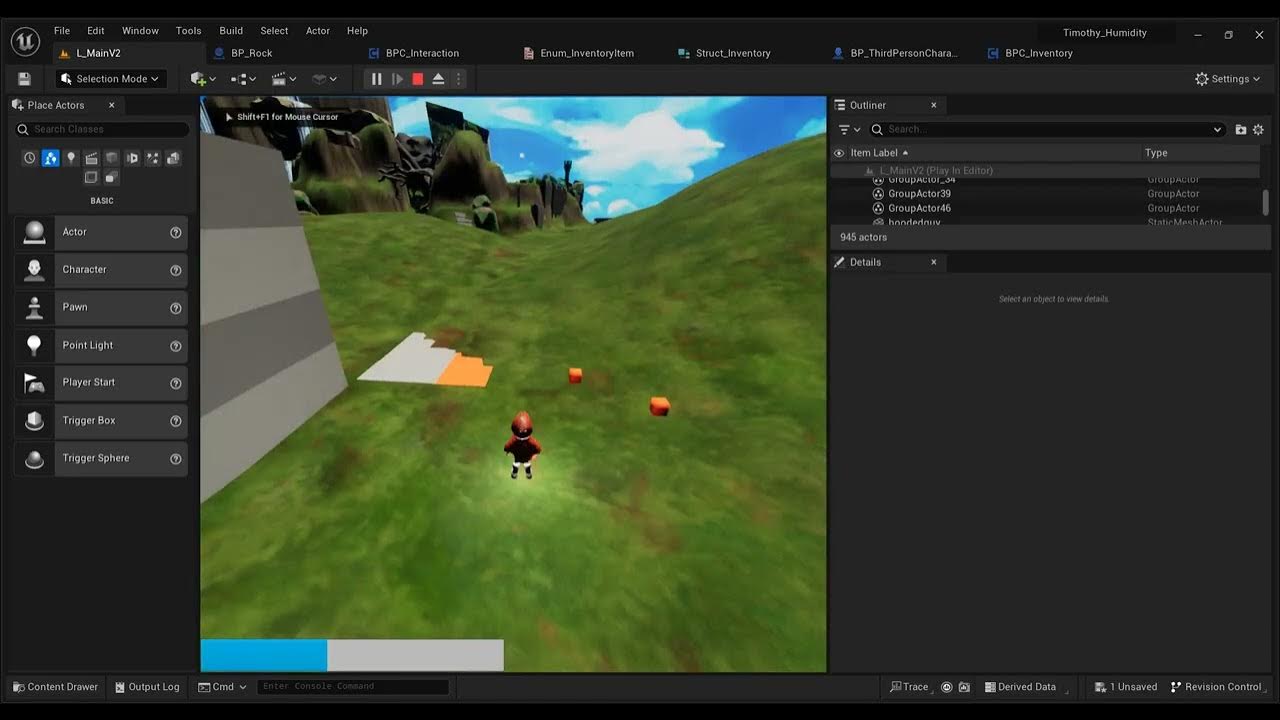 pick up item + inventory system showcase - YouTube