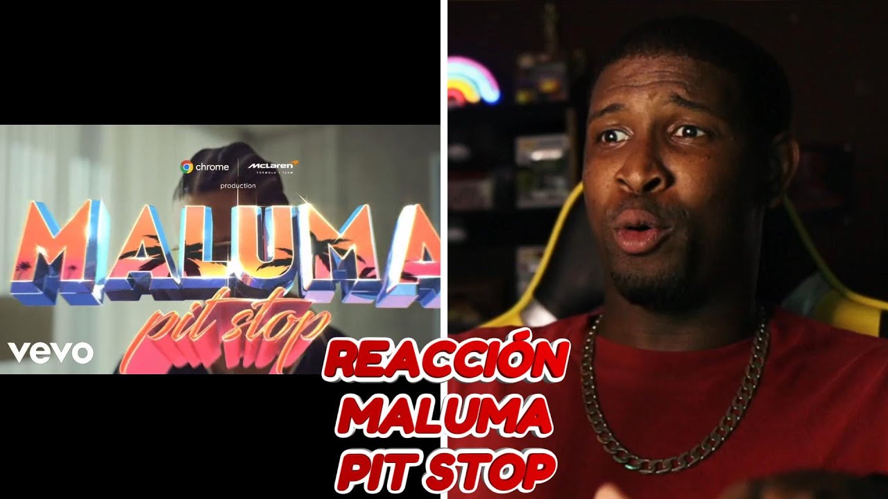 Reacción a Maluma | Pit Stop | Video Oficial | McLaren F1! 🔥 - YouTube