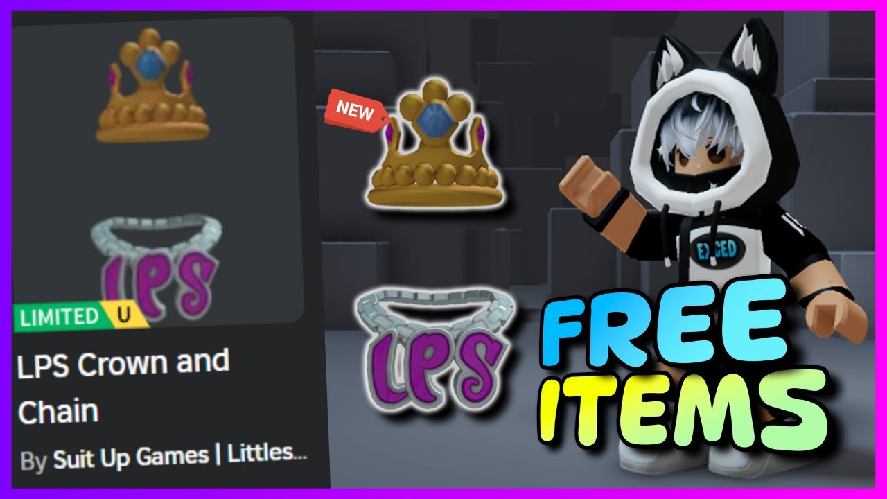 New FREE LIMITED UGC items 🔥😍, How to get FREE UGC LIMITED ITEMS LPS ...