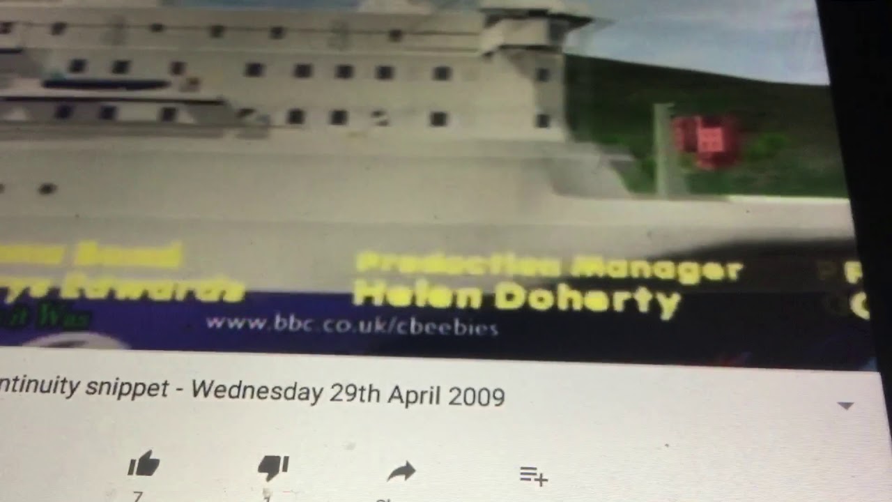 The end of Cbeebies for the day 2.10.17 - YouTube