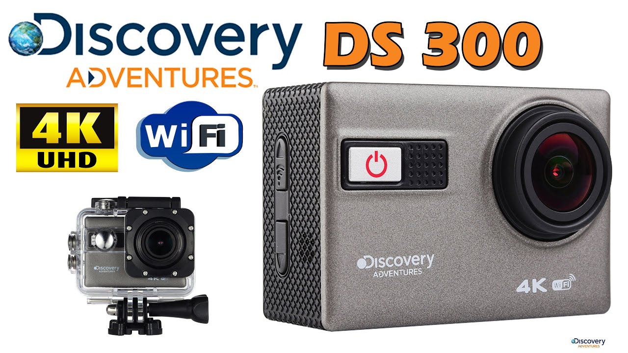 Discovery Adventures DS300 WiFi 4К, Обзор экшн камер, Посылка из Китая ...