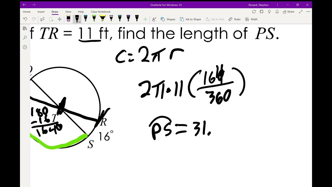 Arc Length - YouTube