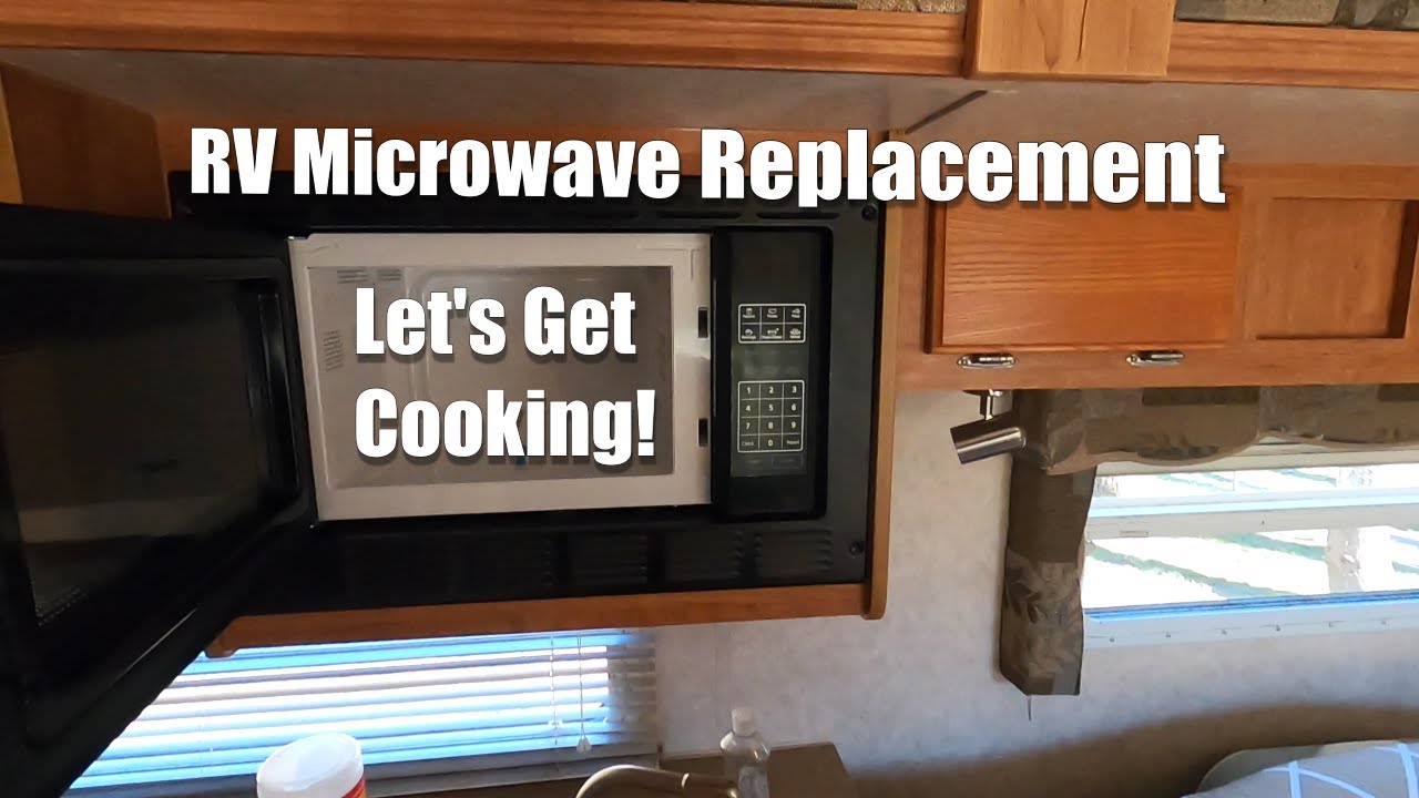 RV Microwave Replacement - Easy and Fast How-To Project - YouTube