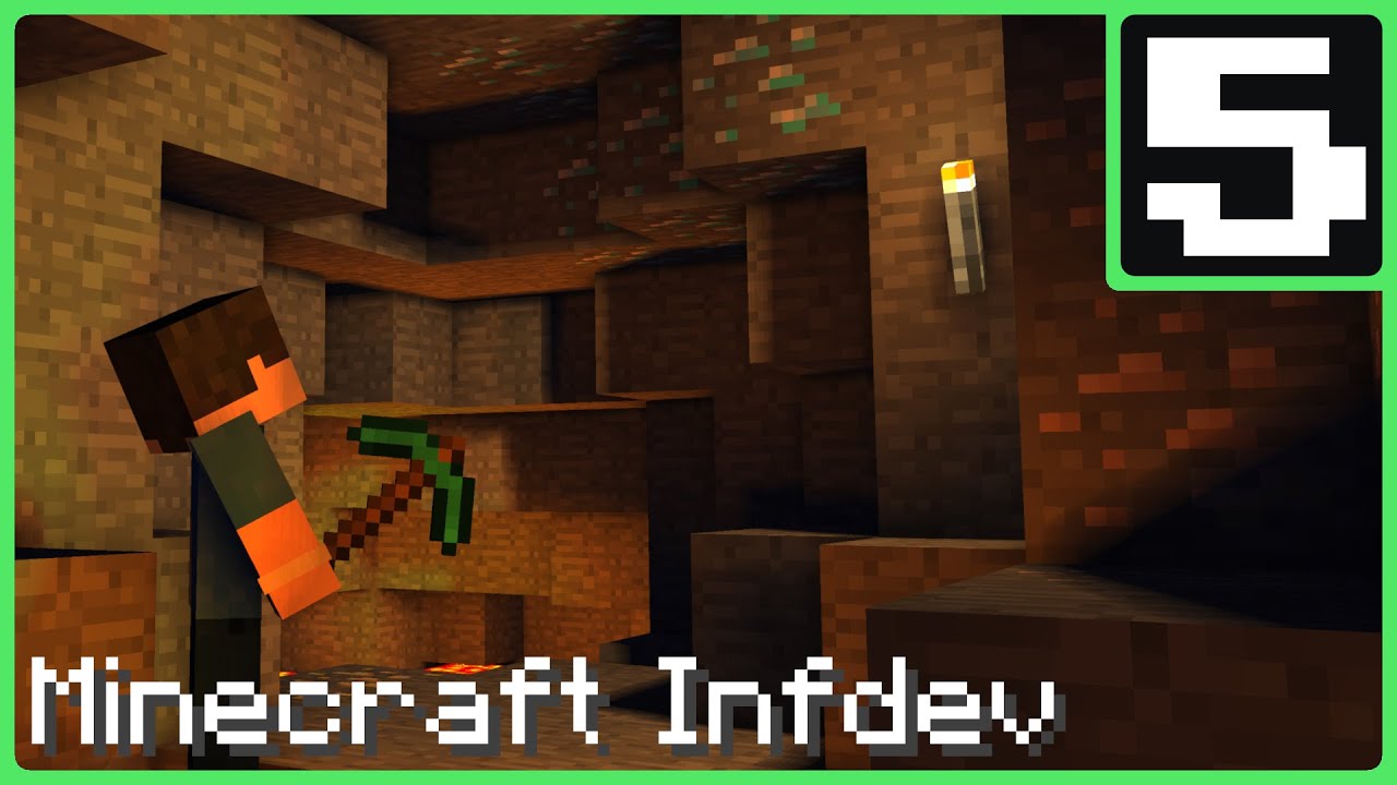 The ORIGINAL Cave Update | Minecraft Infdev 20100616-1 - YouTube