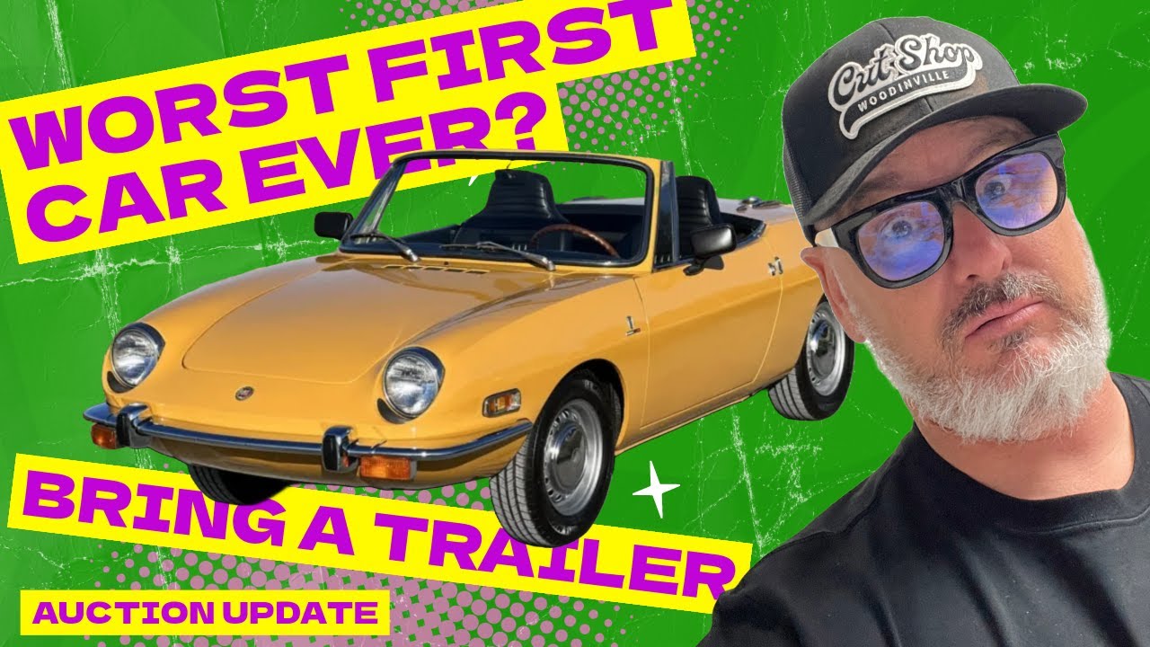 Worst First Car Ever on Bring a Trailer? 1970 Fiat 850 Sport Spider ...