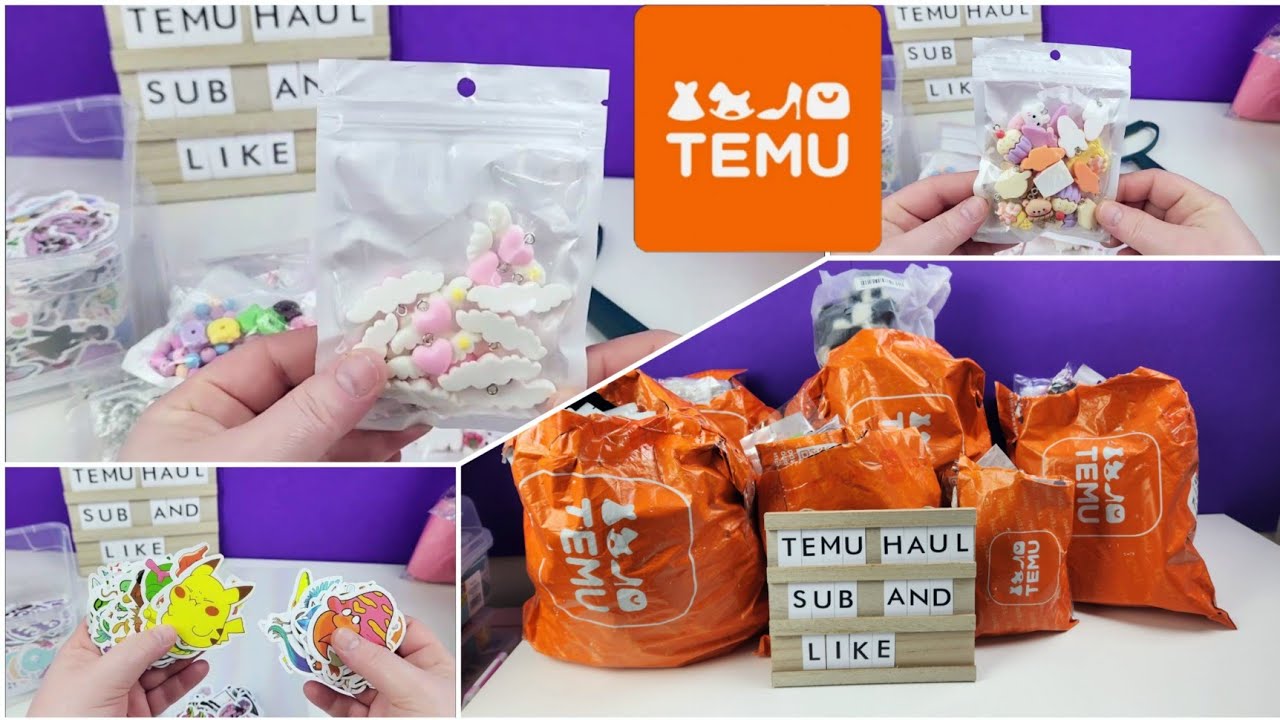 Temu Haul! Super Cheap Stickers, Epoxy molds, Charms & More! Under 1$ 😱 ...