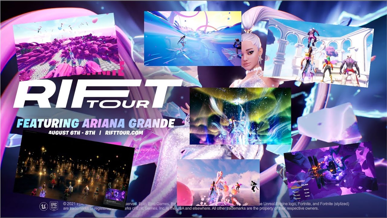 FORTNITE RIFT TOUR ARIANA GRANDE LIVE EVENT!!! - YouTube