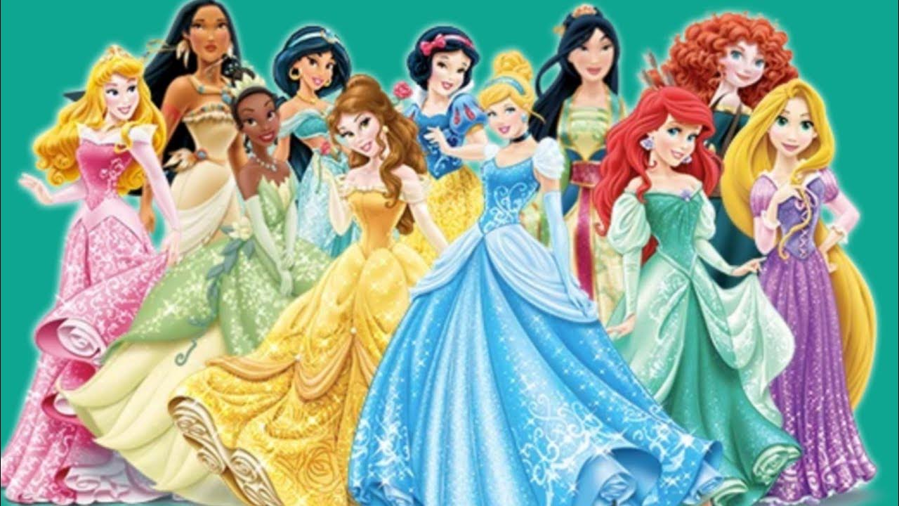 Disney princess as animation 💖💐| Disney princess | animations - YouTube