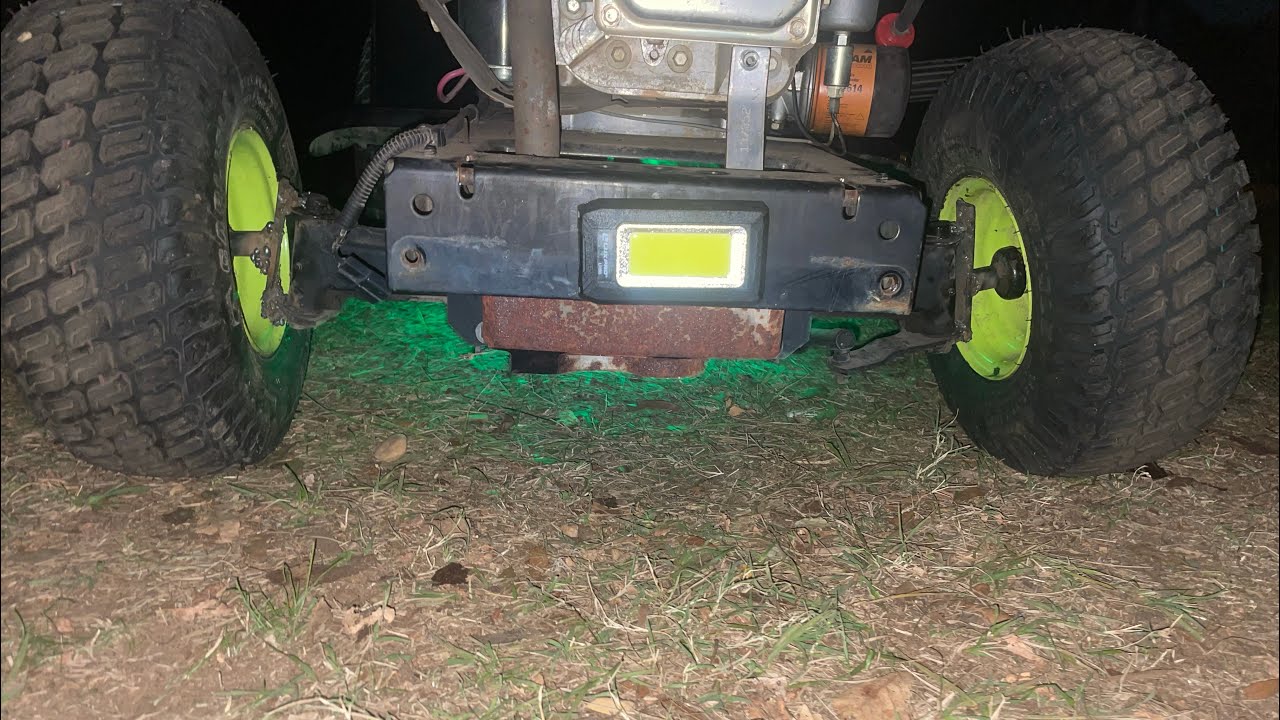 Slamming the racing mower - YouTube