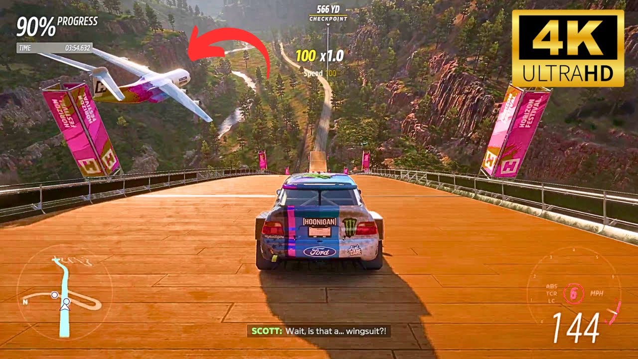 OFF ROAD RACE WITH THE PLANE | Ultra Realistic Immersive Graphics ...
