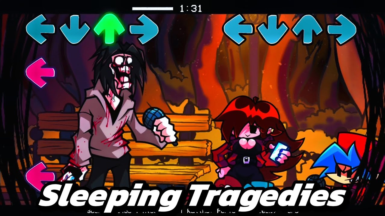 FNF VS JEFF THE KILLER | MOBILE GAMEPLAY | SLEEPING TRAGEDIES | PERFECT ...