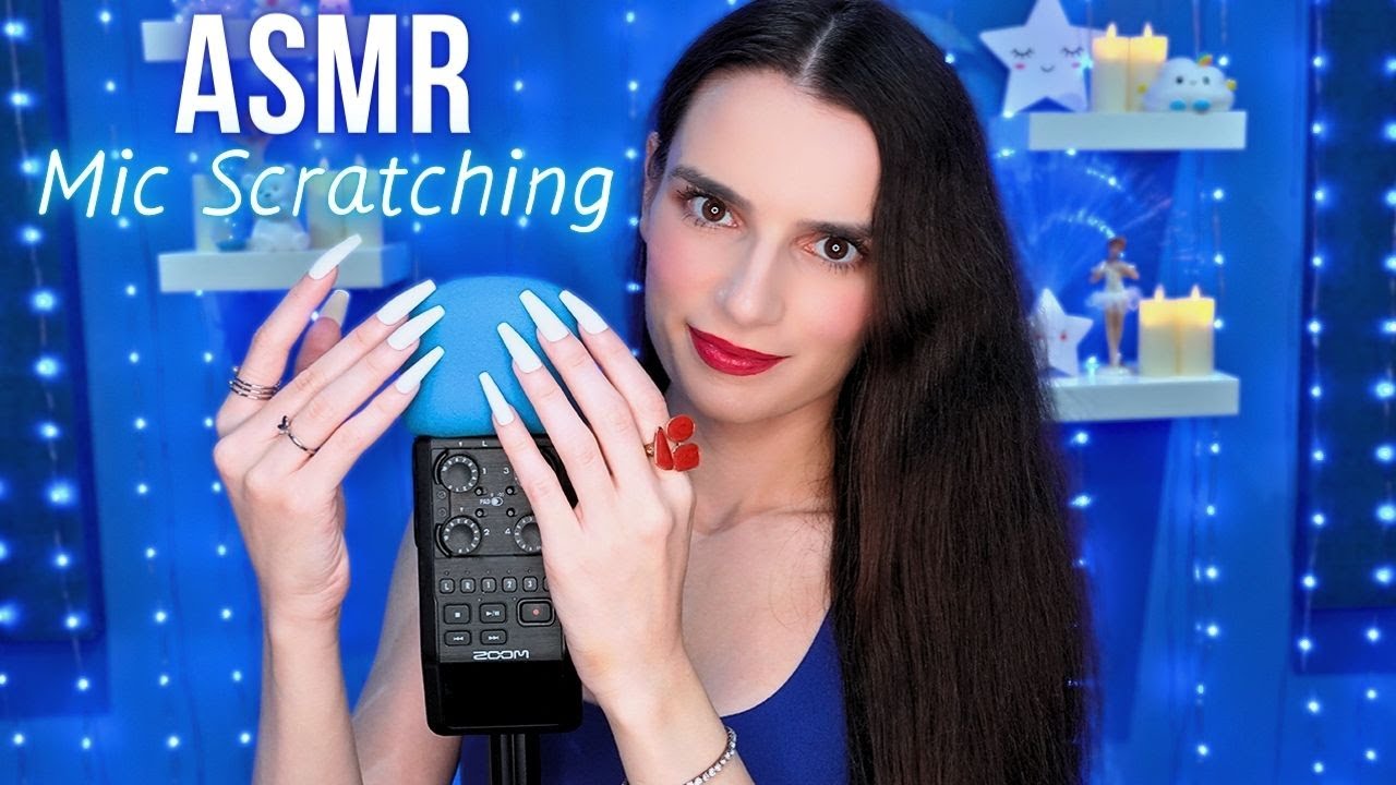 ASMR Mic Scratching with Long Nails to MELT Your Brain 🤤 No Talking for ...