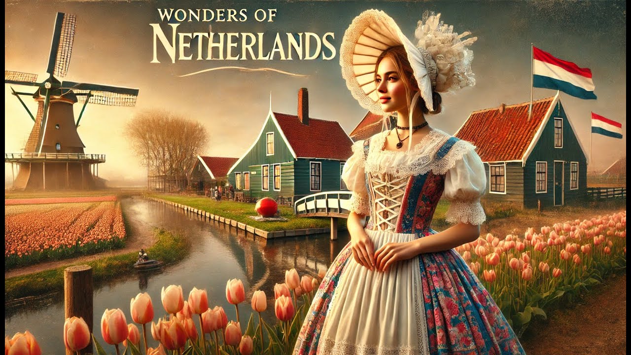 Netherlands ASMR Travel 🌷 | Windmills, Canals & Calm City Sounds - YouTube