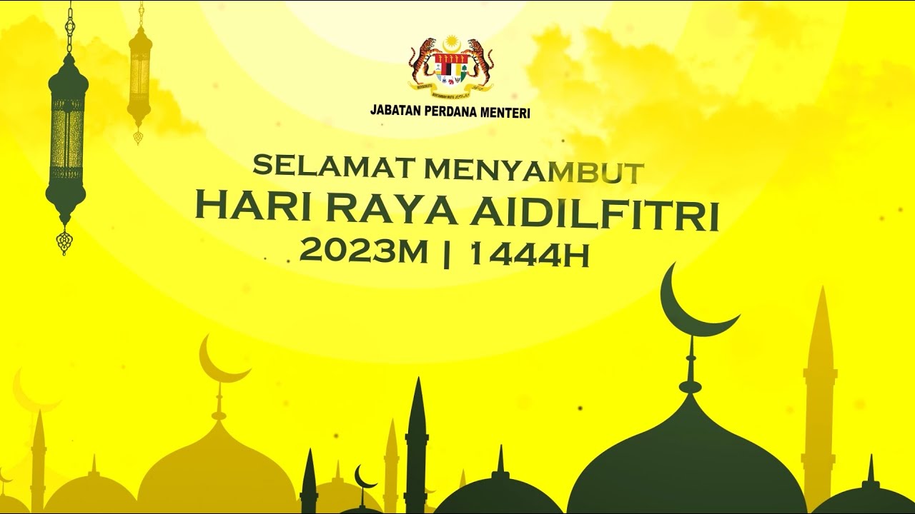 UCAPAN HARI RAYA AIDILFITRI WARGA JPM 2023 - YouTube