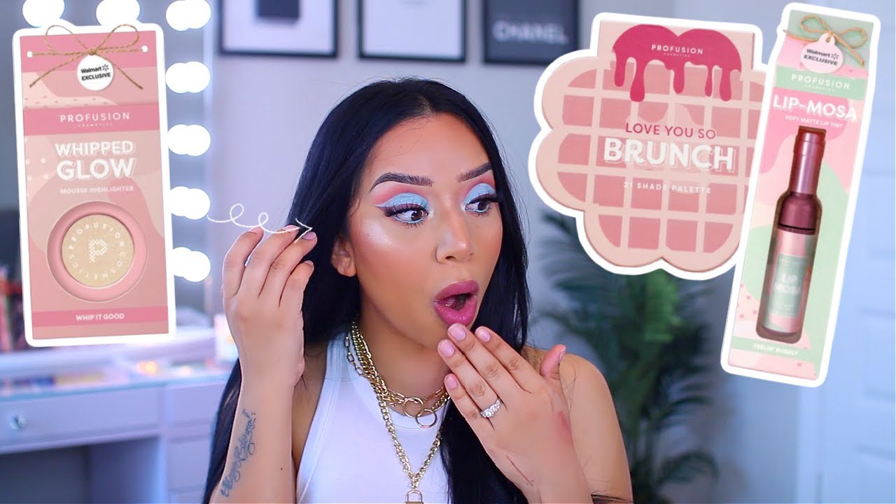 PROFUSION COSMETICS LOVE YOU SO BRUNCH COLLECTION | SPRING MAKEUP TUTORIAL 2021 - YouTube