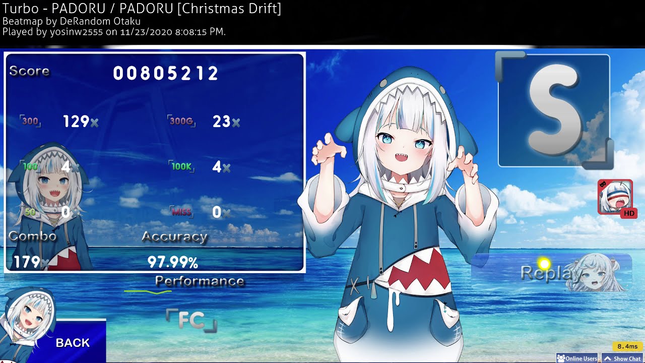 osu! Fate/EXTRA (Turbo) - PADORU [Christmas Drift][6⭐️]+HD - YouTube