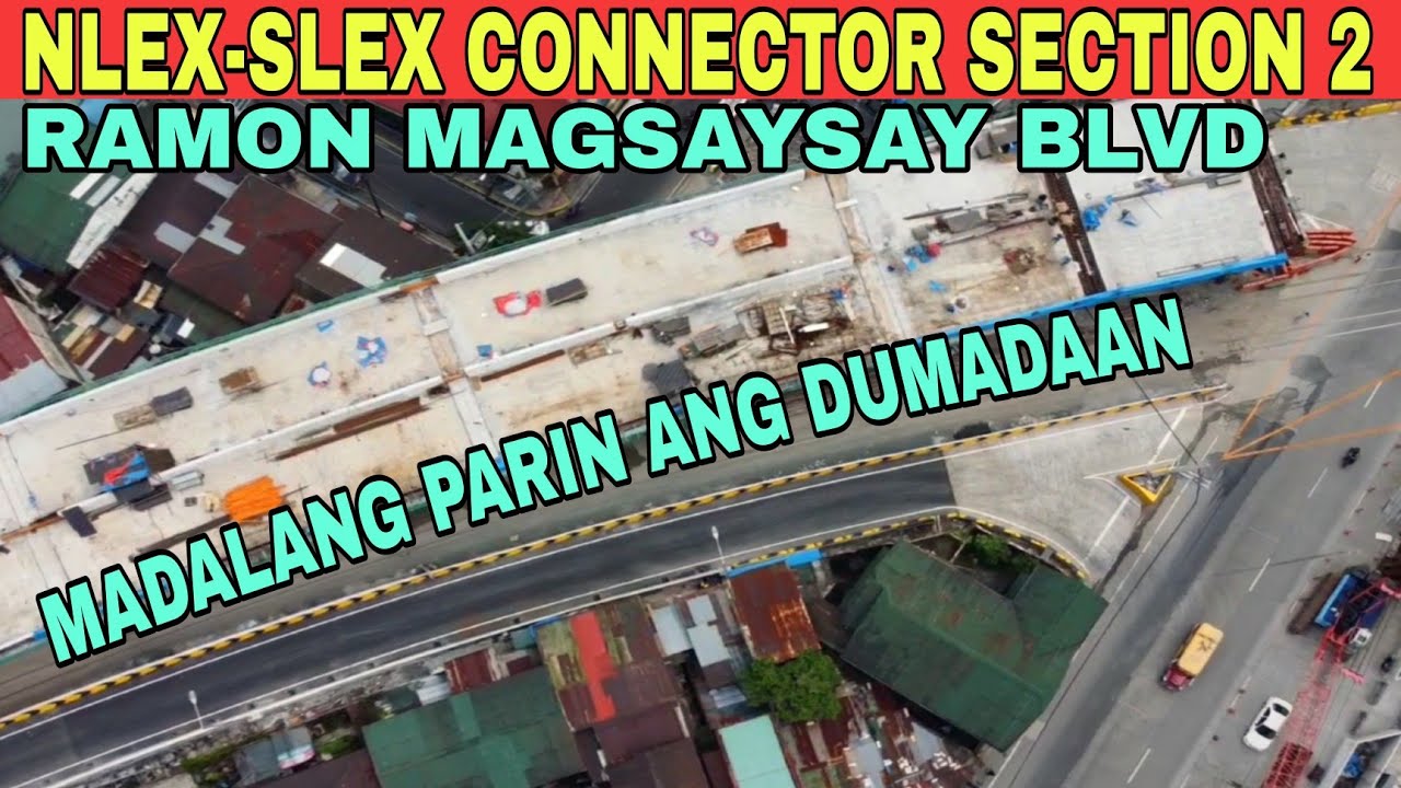 Madalang parin ang mga dumadaan dito NLEX-SLEX CONNECTOR SECTION 2 ...