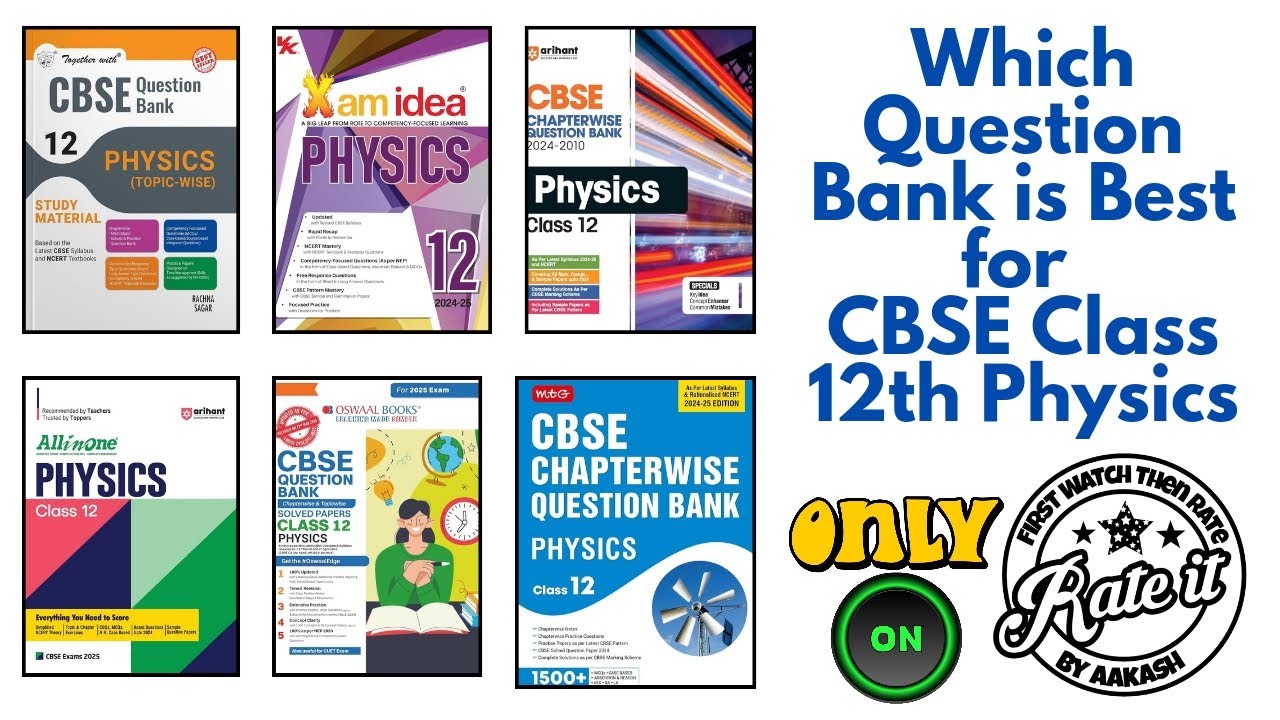 Which Question Bank is Best For CBSE Class 12 Physics | Xam Idea ...