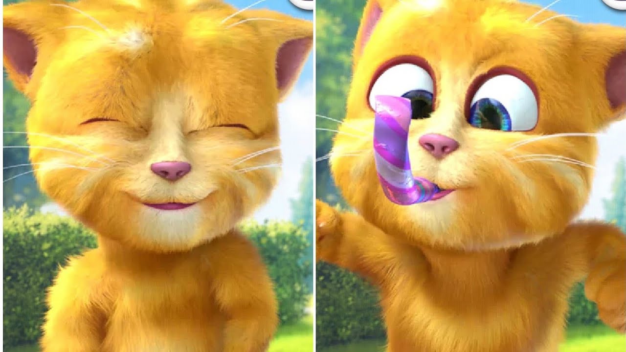 my talking tom and ginger two gaming platform enjoy ginger - YouTube