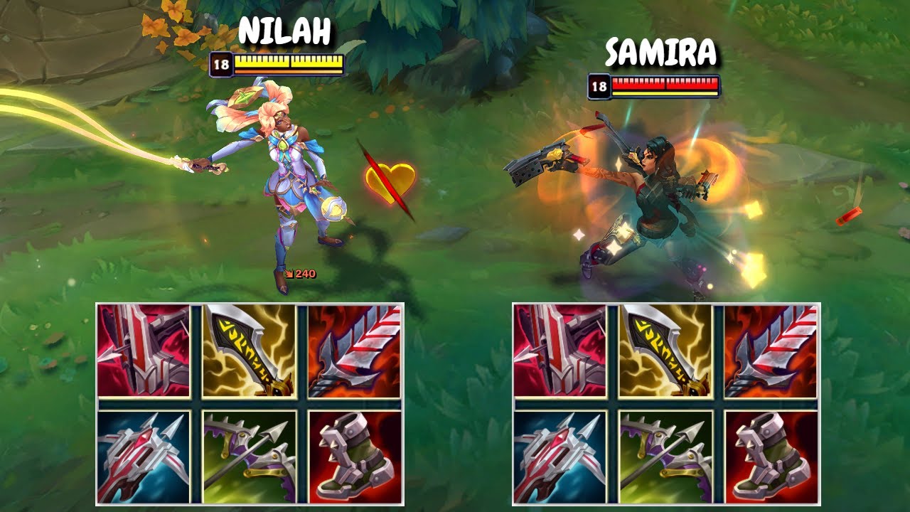NILAH vs SAMIRA FULL BUILD FIGHTS & Best Moments! - YouTube