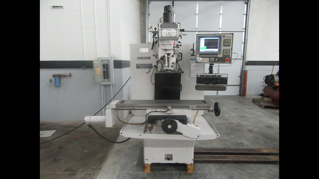 Milltronics Partner MB-17 3-Axis CNC Vert Milling Machine w/ Centurion ...