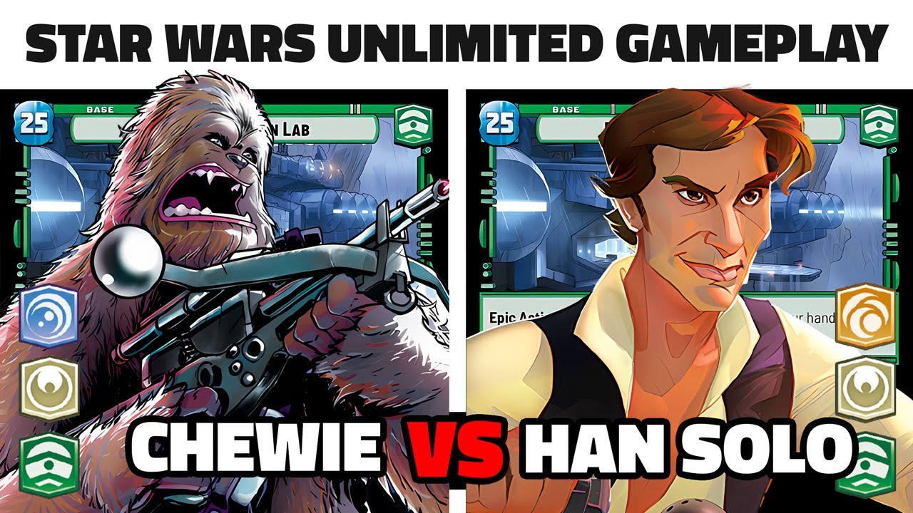 Chewbacca Command VS Han Solo Command - IRL Star Wars Unlimited ...