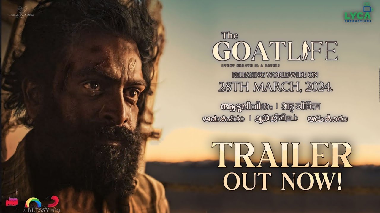 Aadujeevitham - The Goat Life | Official Trailer | Prithviraj Sukumaran ...