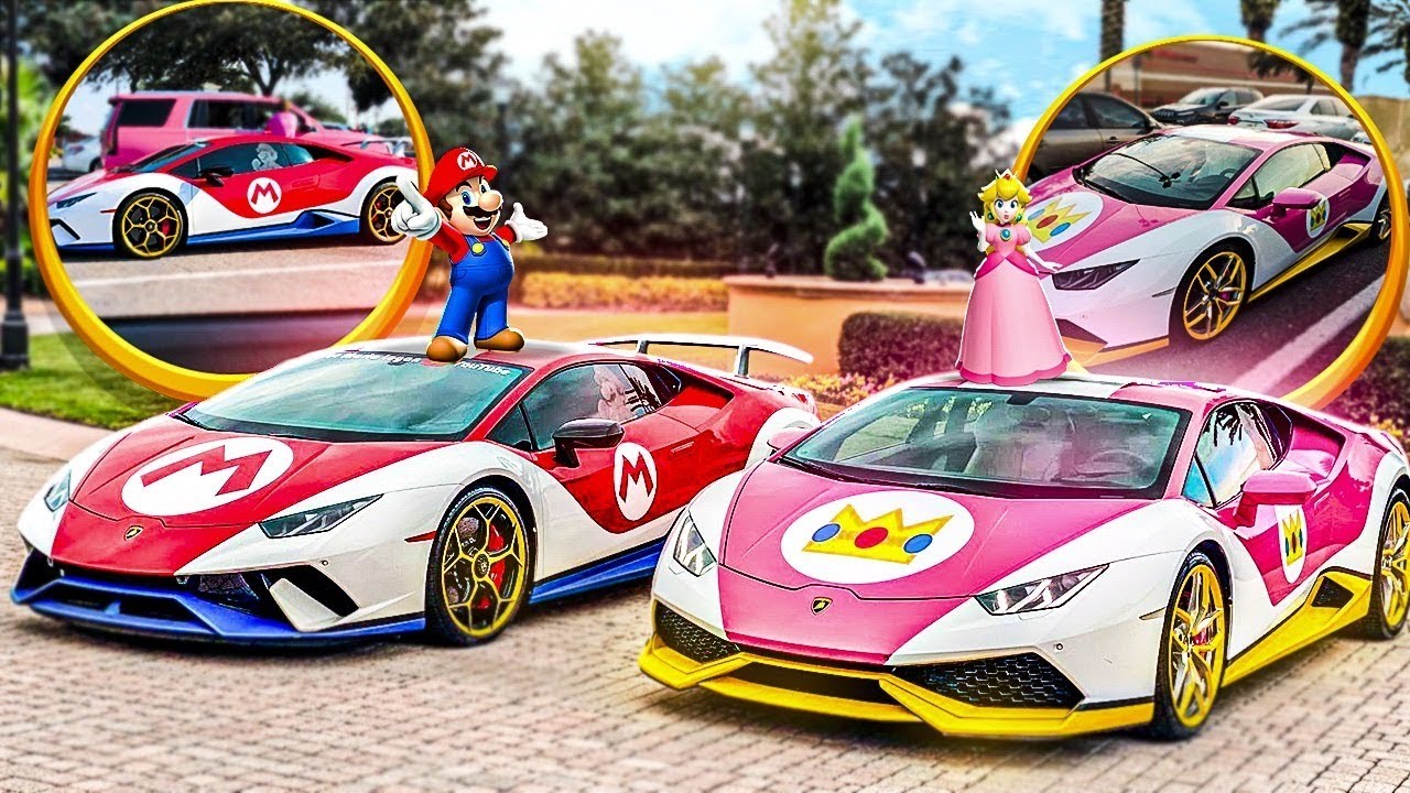 MARIO KART NA VIDA REAL ?! *LAMBORGHINI | BUW LIFE | - YouTube