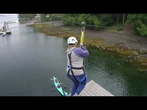 Ziplining in Ketchikan, Alaska in 4k (Ultra HD) - YouTube