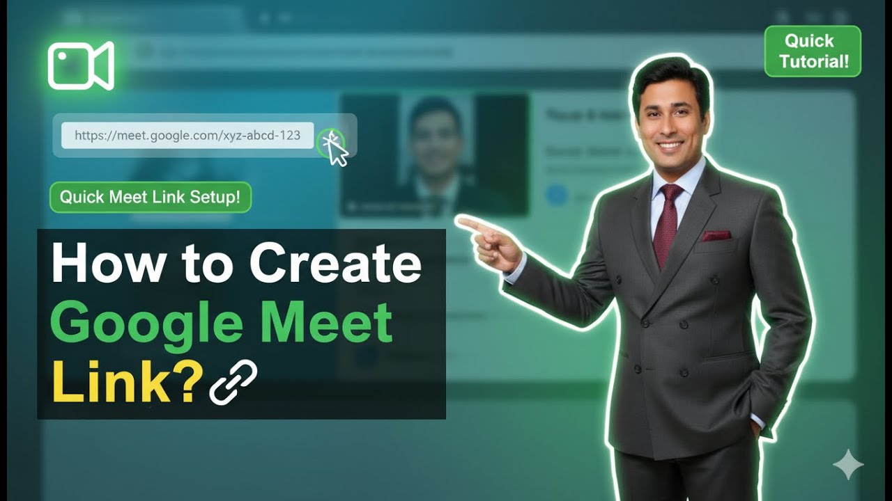 How to Create a Google Meet Link? - YouTube