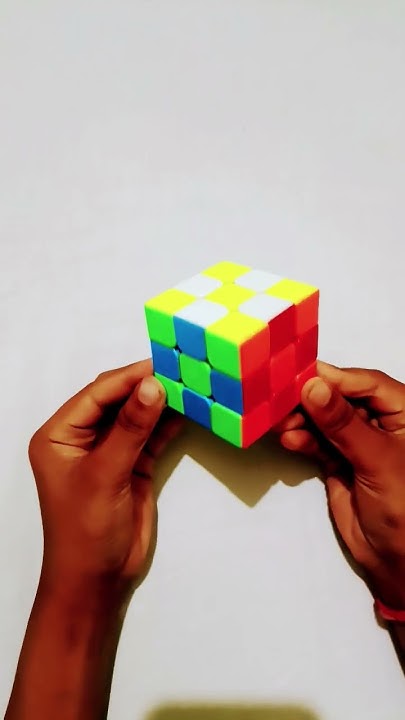 Checkerboard pattern kaise banaye ||How to create checkerboard pattern in Rubik's cube#shorts ...