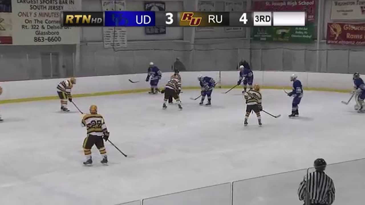 Rowan D2 Hockey vs UDel - Full Game (Senior Night) - 2/7/15 - YouTube